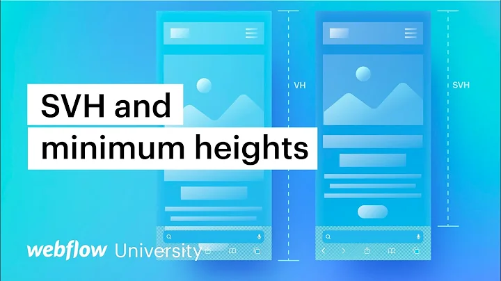 New CSS viewport units and minimum heights — Webflow tutorial | nocode.video