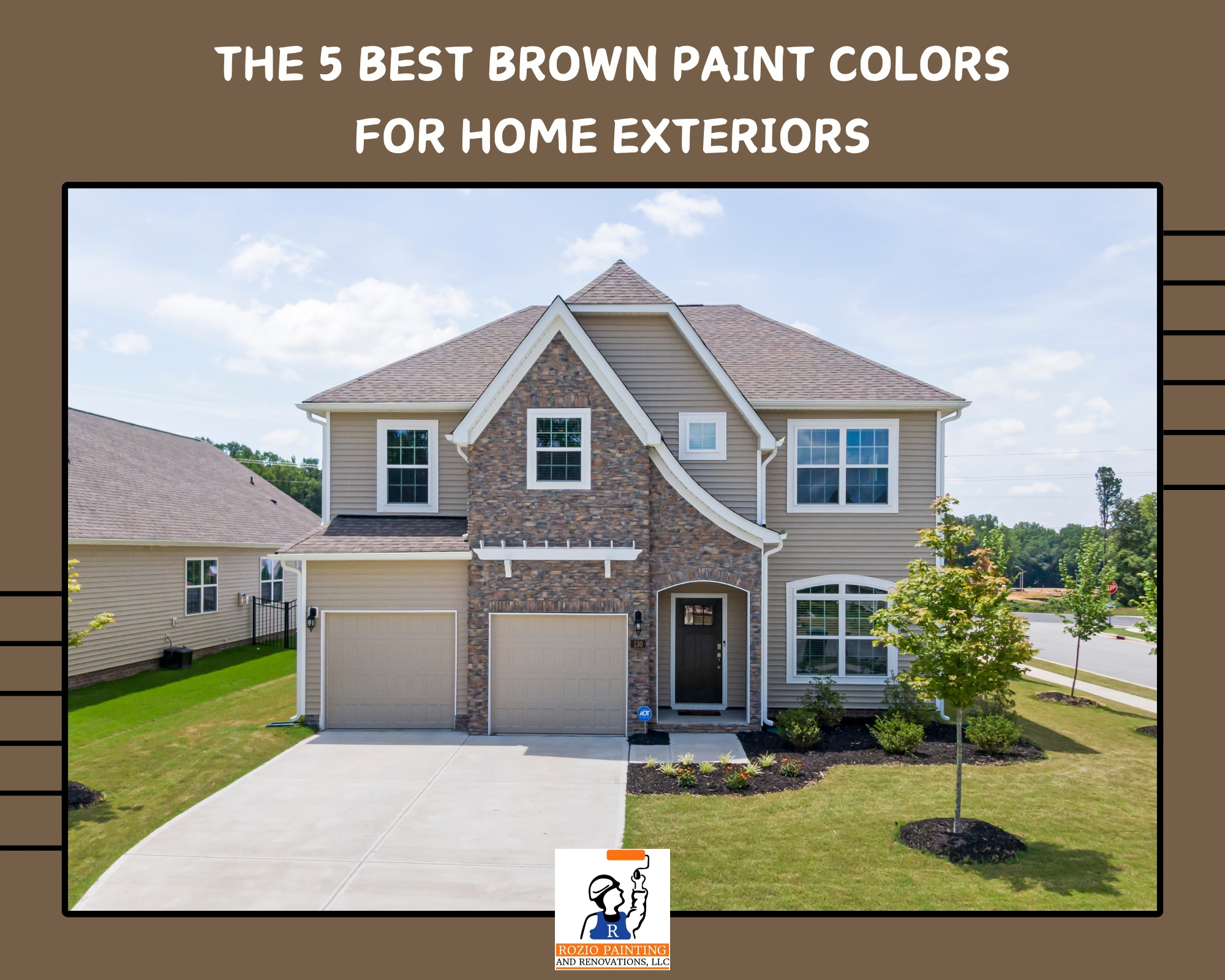 THE 5 BEST BROWN PAINT COLORS FOR HOME EXTERIORS