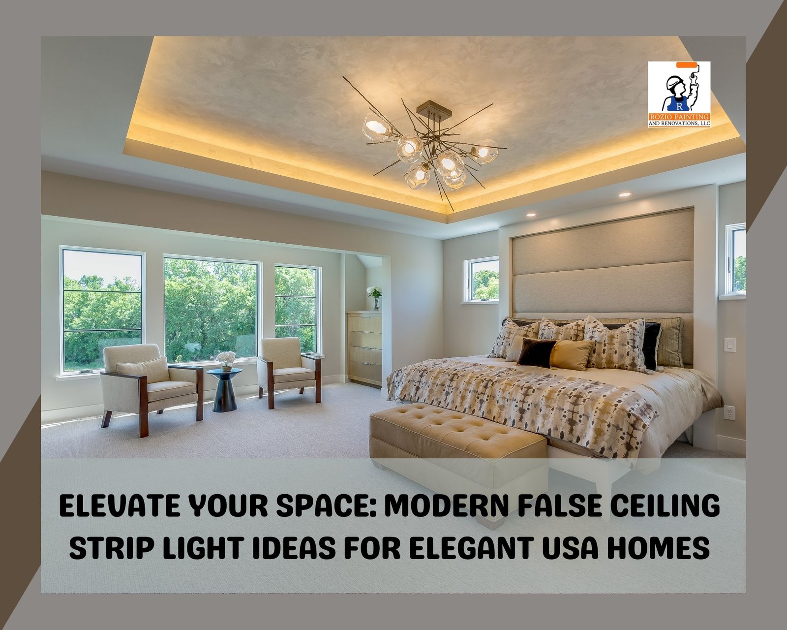 ELEVATE YOUR SPACE: MODERN FALSE CEILING STRIP LIGHT IDEAS FOR ELEGANT ...