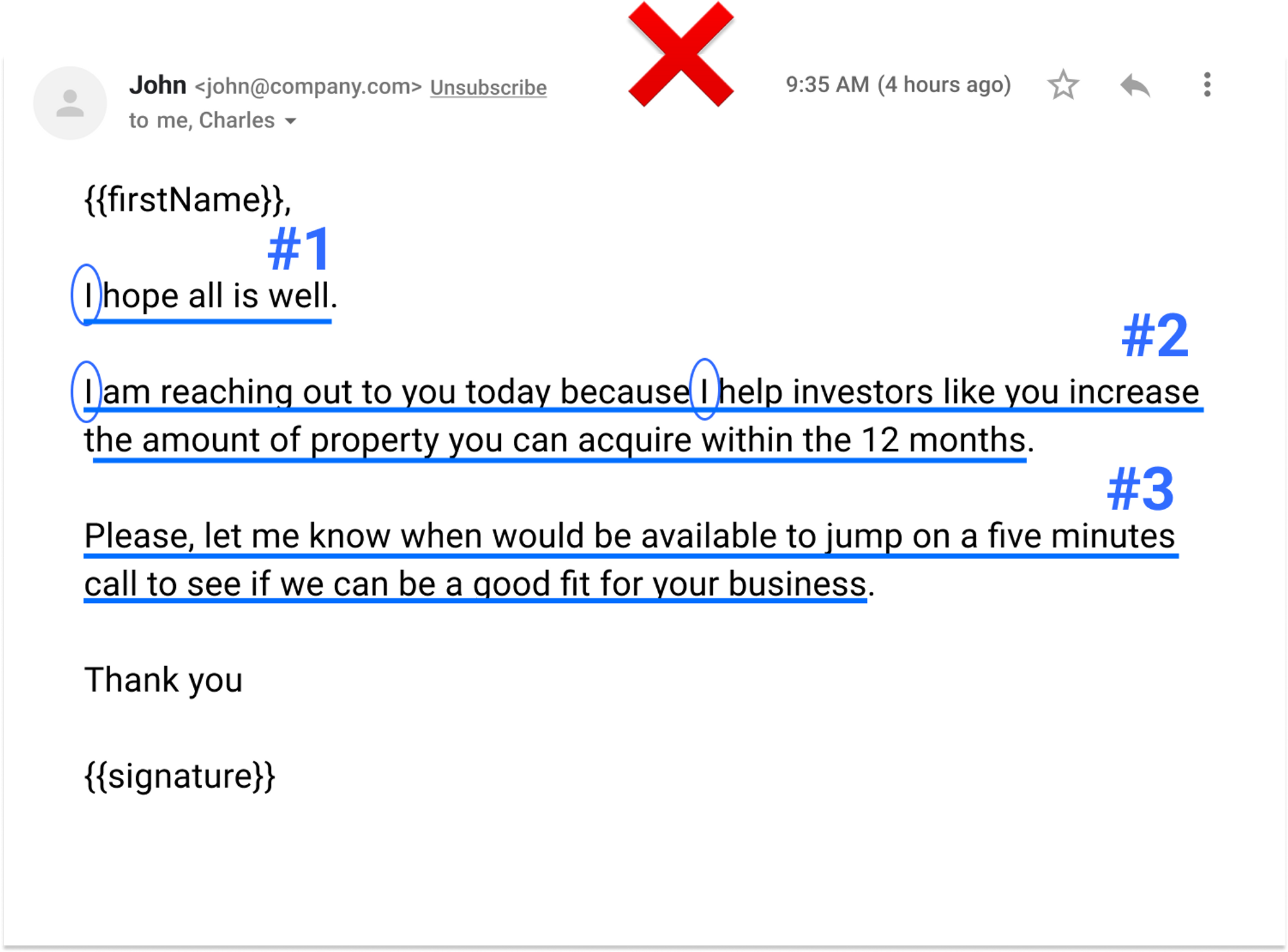 How to keep your emails short AND get replies [Cold email teardown]