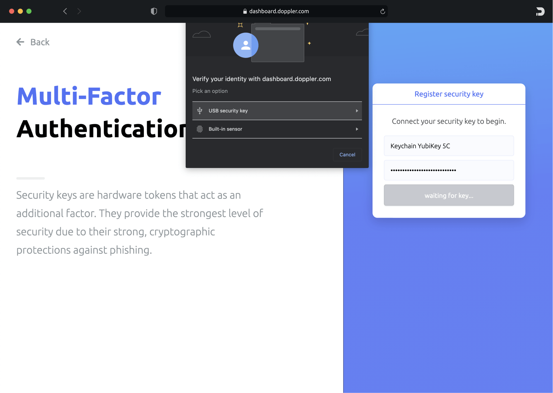 Security | Doppler SecretOps Platform