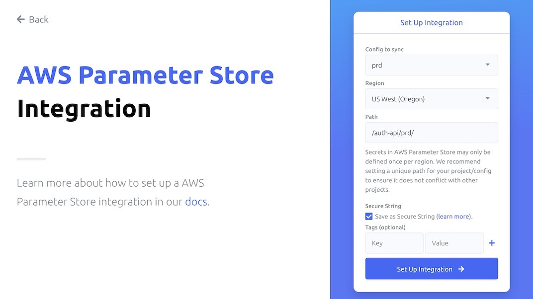 AWS Parameter Store Integrations | Doppler SecretOps