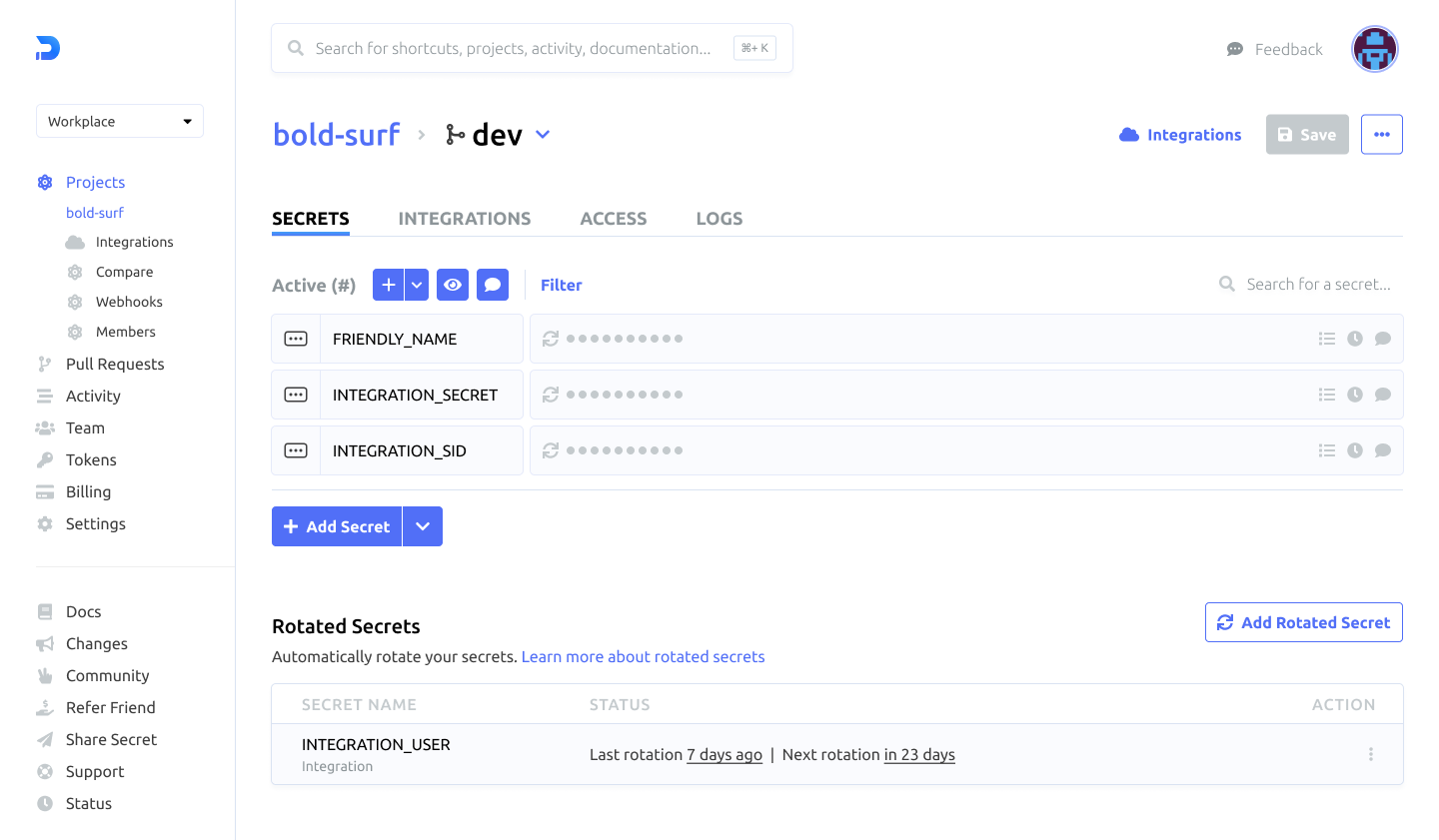 Automated secrets rotation with Doppler and GitHub Actions