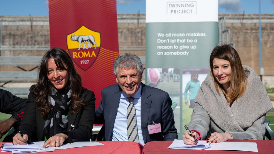 Twinning Project launch in Italy with AS Roma | The Twinning Project