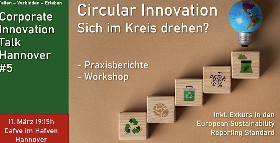 Circular Innovation im Corporate Innovation Talk #5 - im Hafven Hannover
