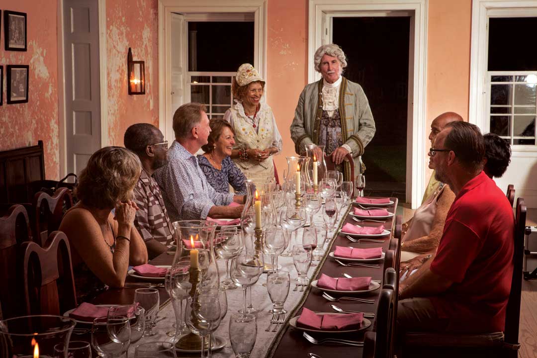 George Washington House & Dinner with George Reenactment