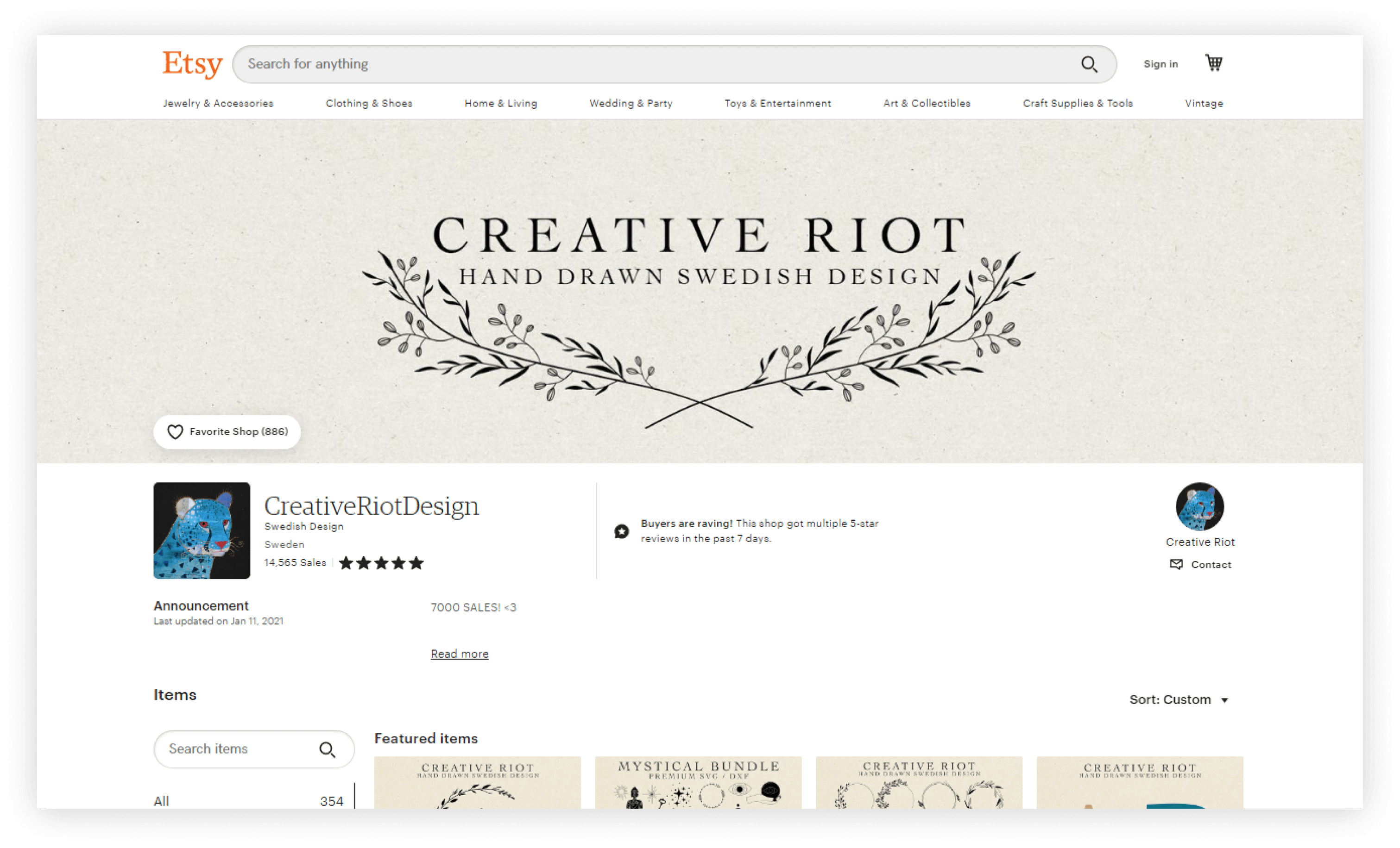 Etsy Seller Interview with Erik of Creative Riot