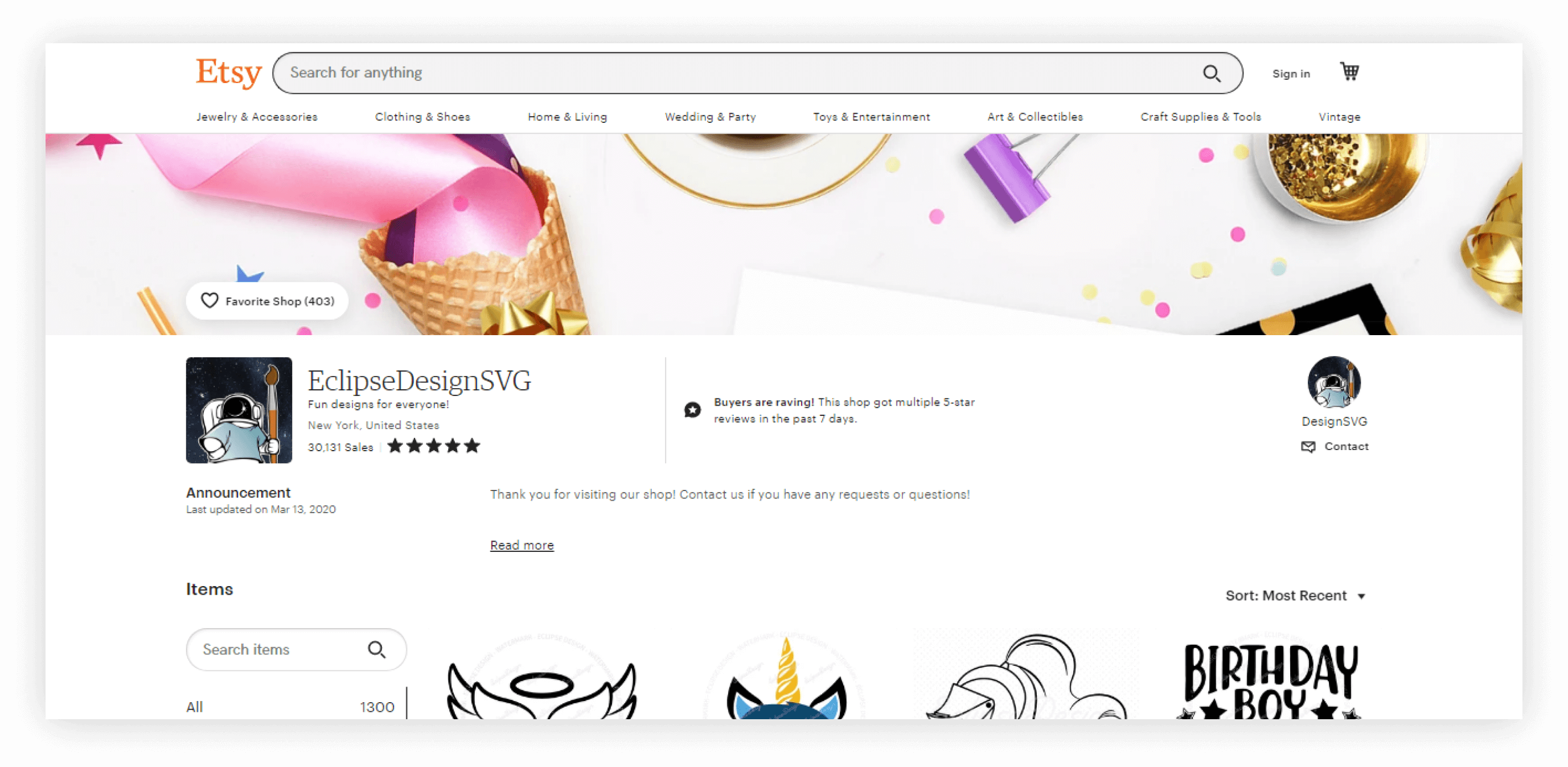 Etsy Seller Interview with Design SVG of Eclipse Design SVG