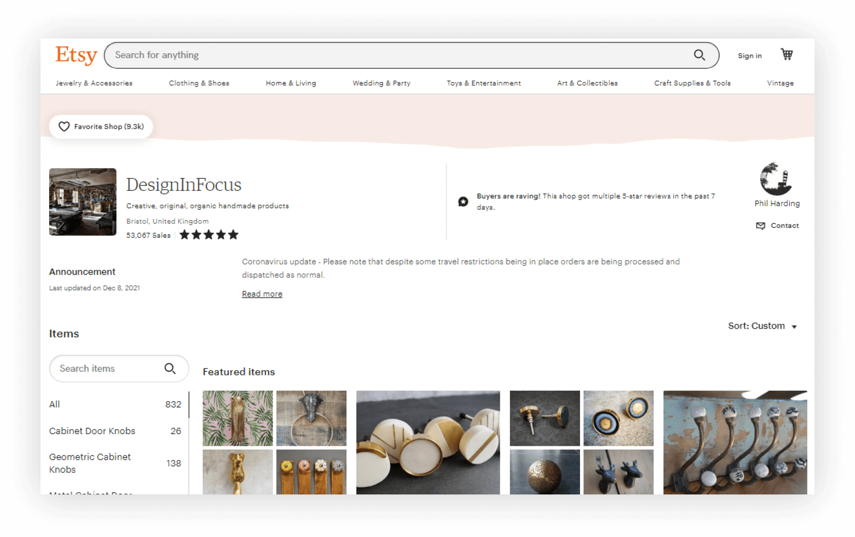 Etsy Seller Interview with Phil of Design In Focus