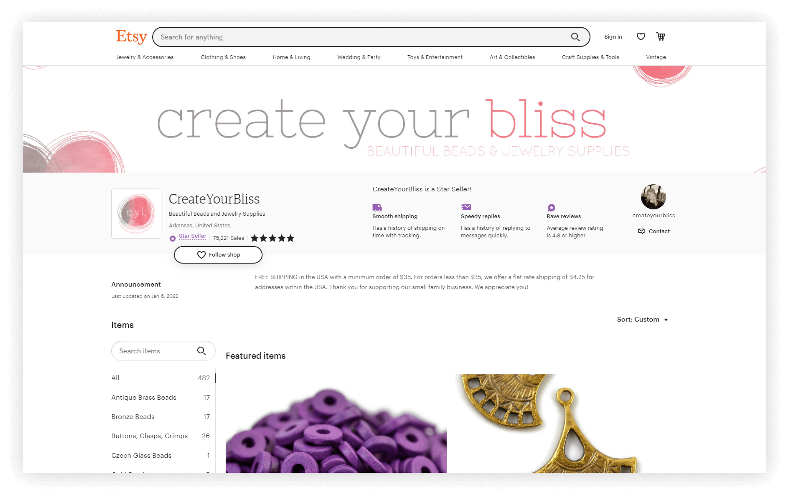 Etsy Seller Interview with Kim of Create Your Bliss