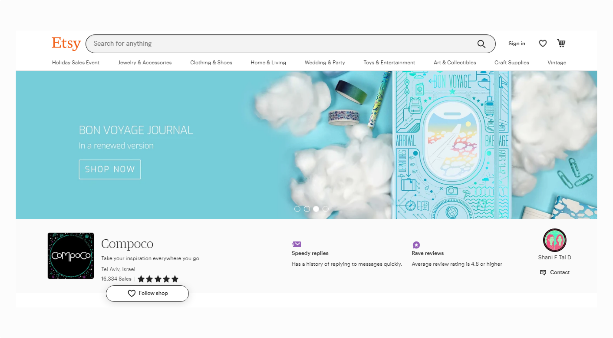 Etsy Seller Interview with Shani and Tal of Compoco