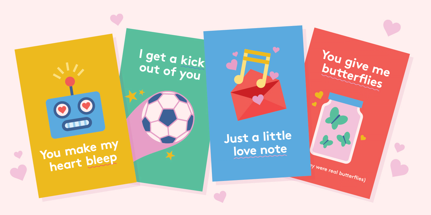 Surprise! Free Valentine's cards | Sawyer Blog