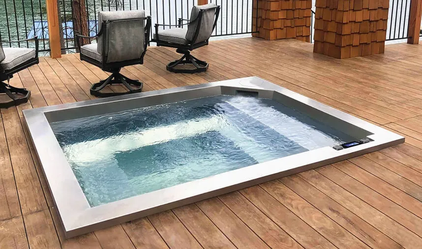 Stainless Steel Hot Tubs & Spas at Dell Outdoor