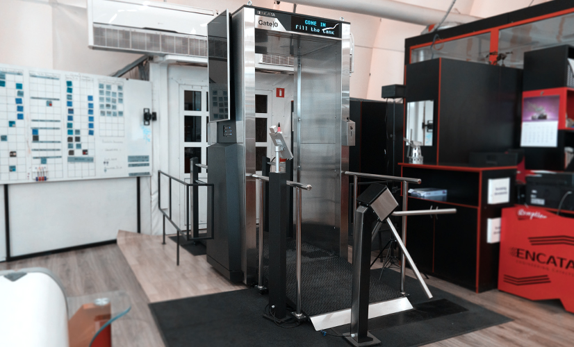 A multifunction gate with an innovative bactericidal disinfection system