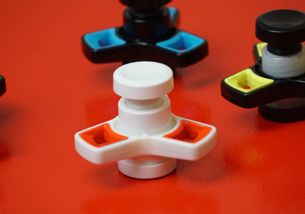 Actuator mechanism spinner