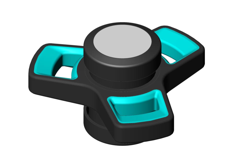 Actuator mechanism spinner