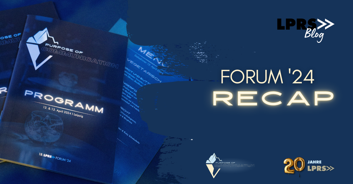 20 Jahre LPRS: Purpose of Communication | LPRS e.V.