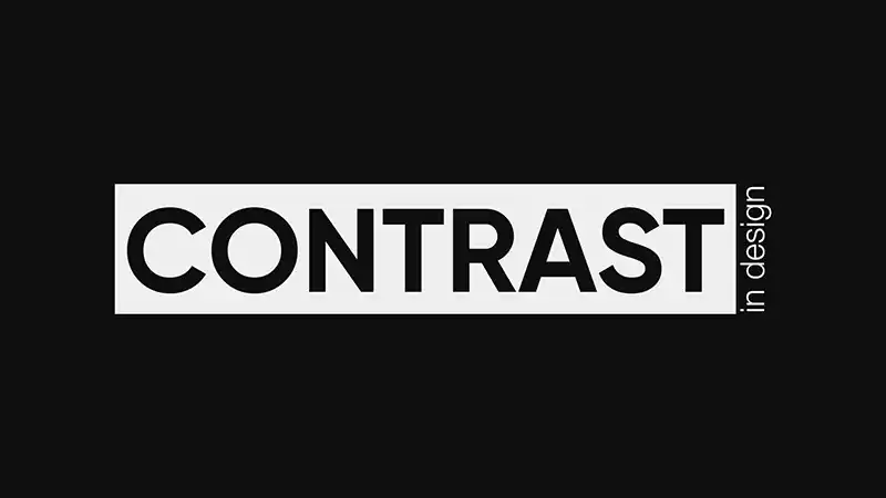 Contrast in design – why it is important