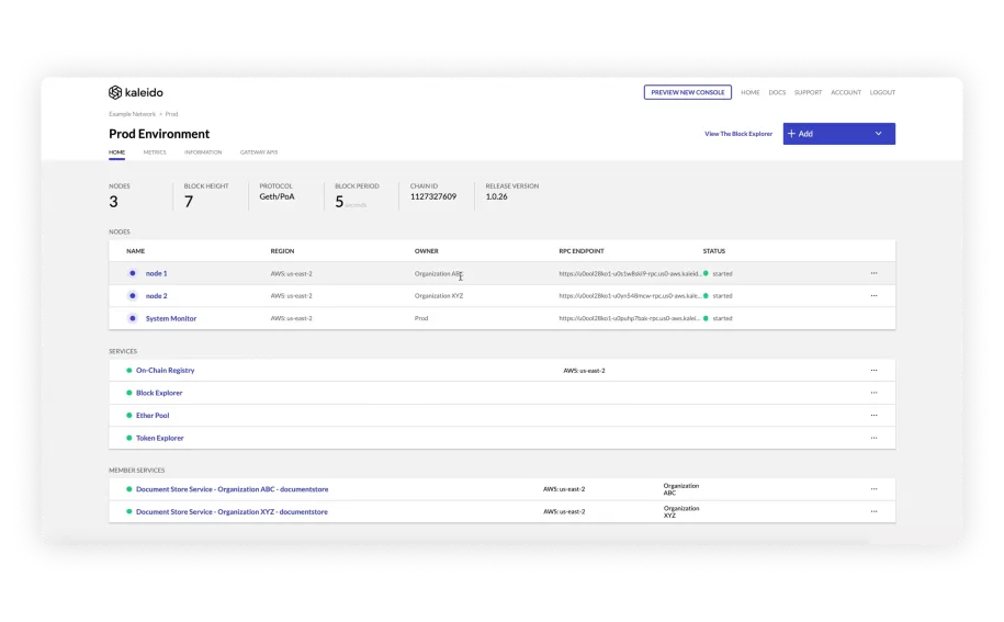 Blockchain File Sharing & Storage | Kaleido Document Exchange
