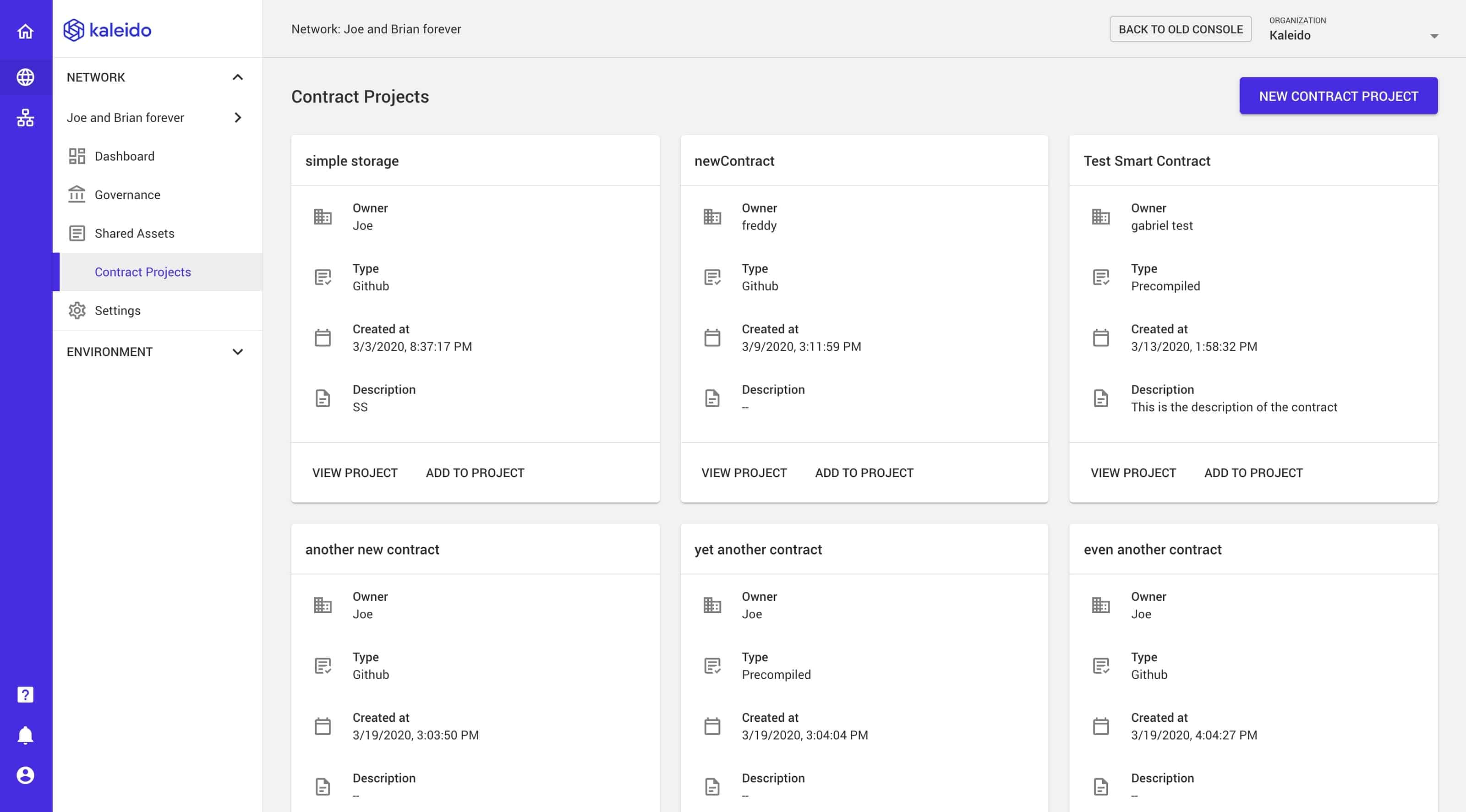 Smart Contract Management