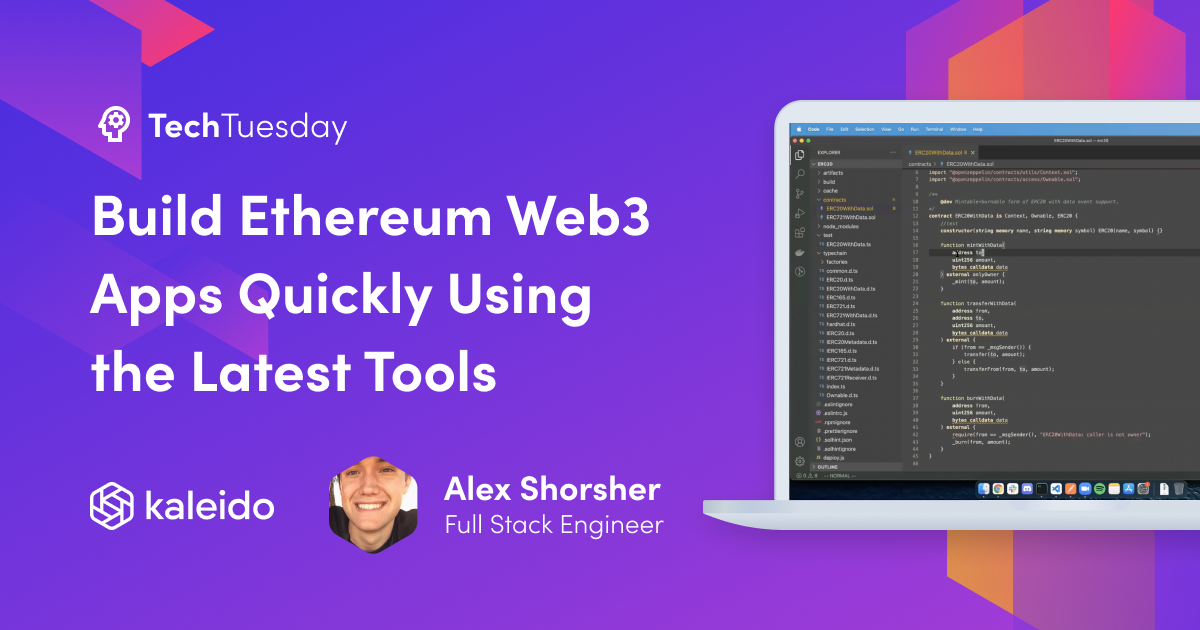 Build Ethereum Web3 Apps Quickly Using the Latest Tools