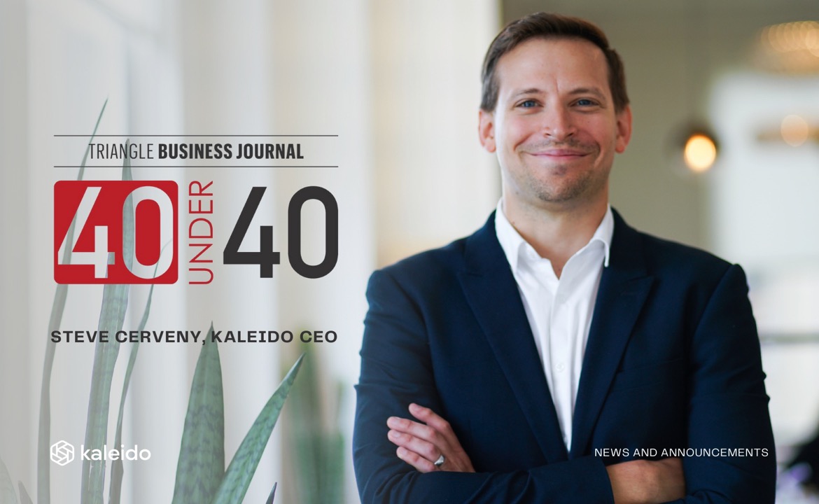Kaleido’s Steve Cerveny Receives TBJ's 40 Under 40 Leadership Award