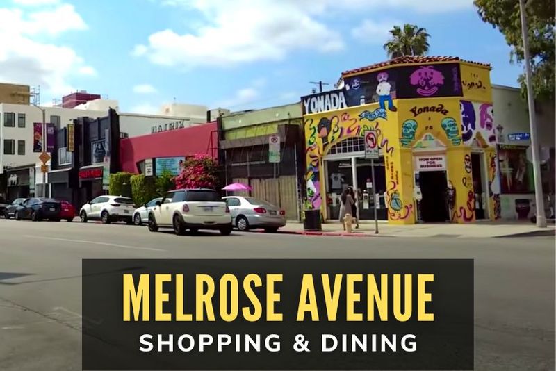 Hollywood's Melrose Avenue Shopping & Dining