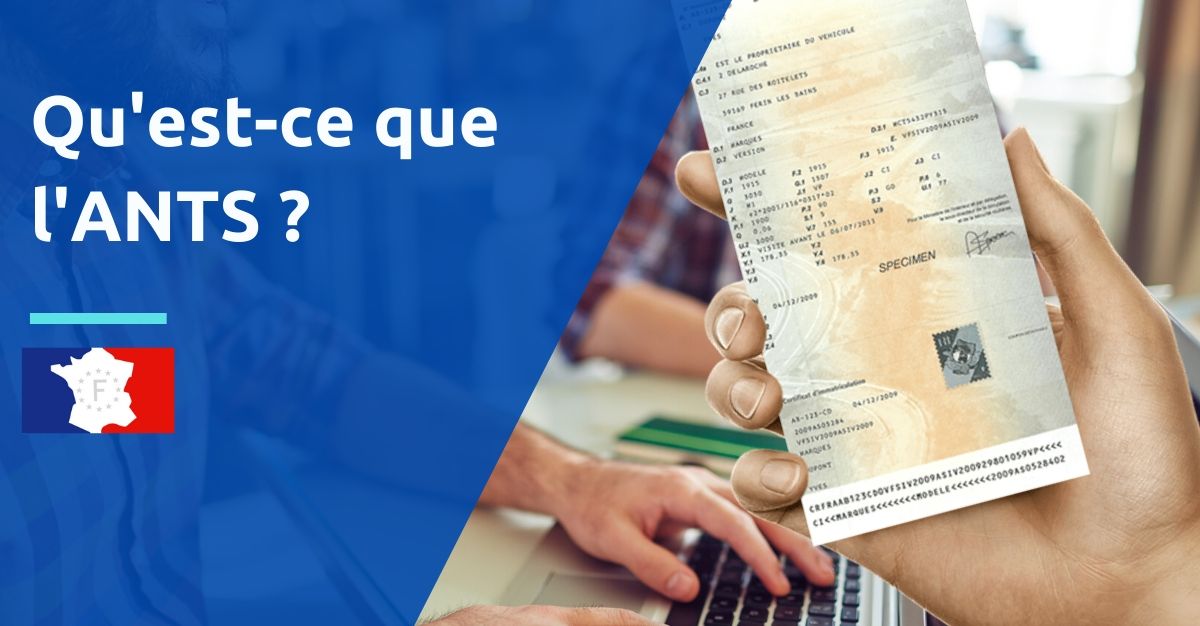 Immatriculation d'un véhicule : carte grise ANTS