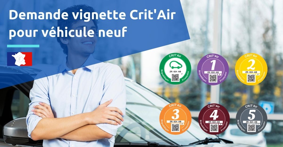 Vignette crit air voiture neuve : qui, comment l'obtenir