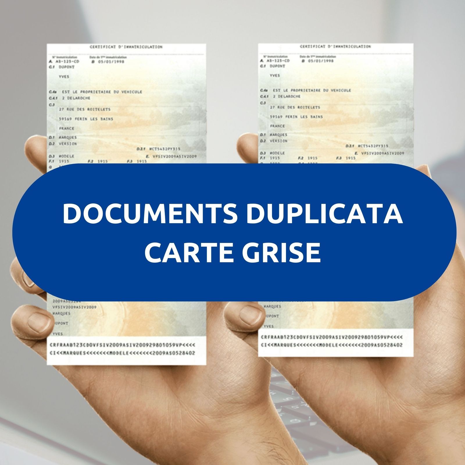 Duplicata Carte Grise Gratuit