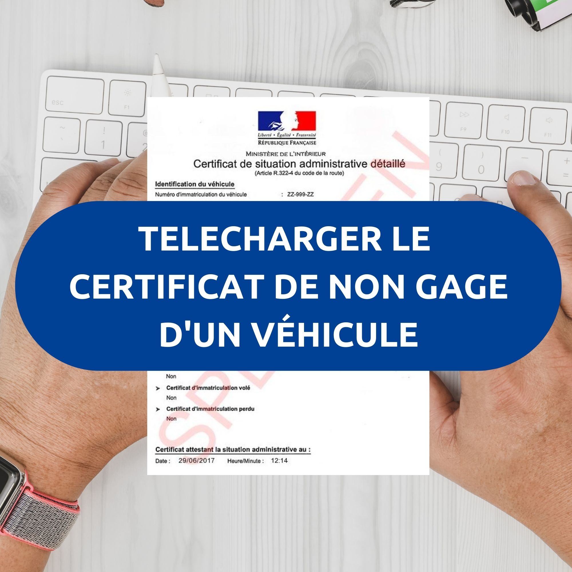 Certificat De Non Gage Obligatoire