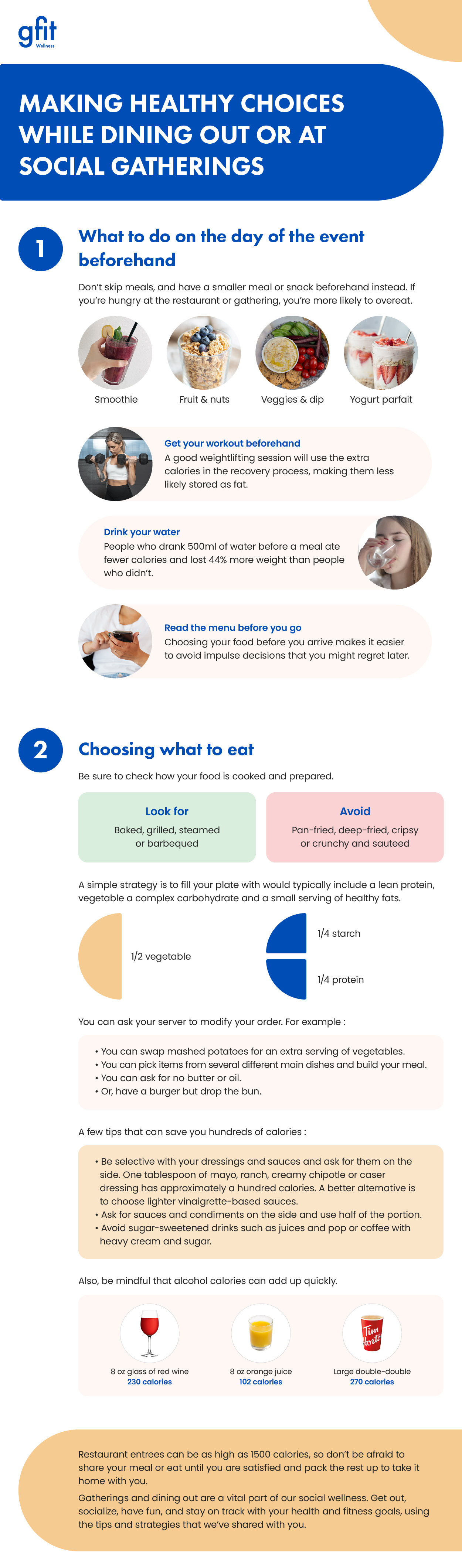 Making Healthy Choices while Dining Out or at Social Gatherings - GFIT ...