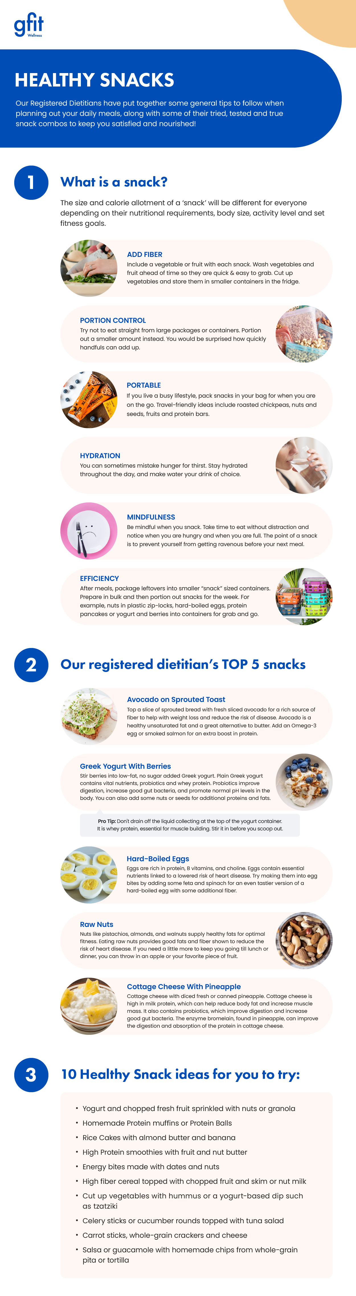 Healthy Snacks - GFIT Wellness