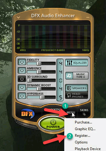 How to Register DFX - FxSound Learning Center