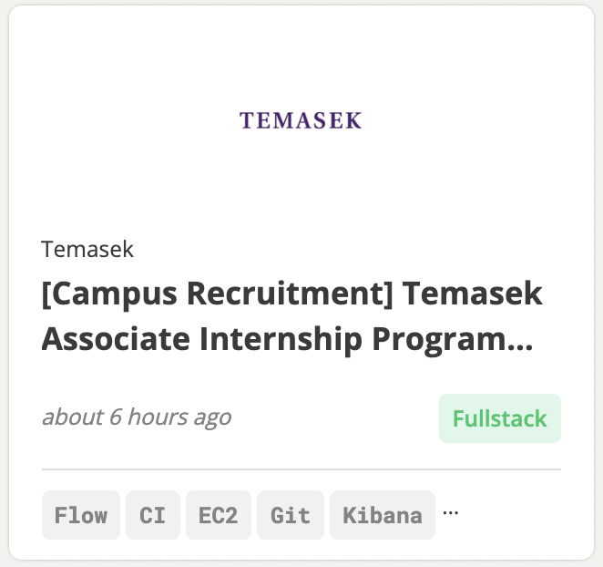 The Best Internship Guide for Singapore-based Software Engineers