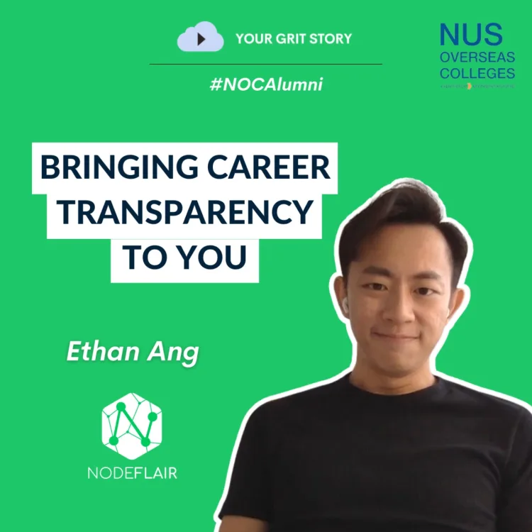 #NOCAlumni | Bringing Career Transparency to you | Ethan Ang | co ...