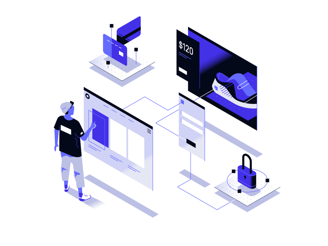 User journey illustration — Vector design, SVG, PNG