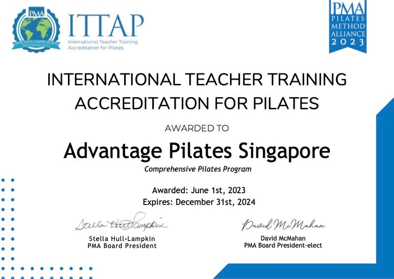 Advantage Pilates Studio Singapore