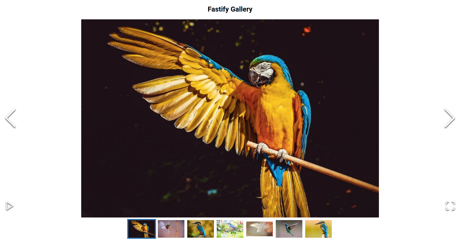 Building an image gallery with Fastify and React