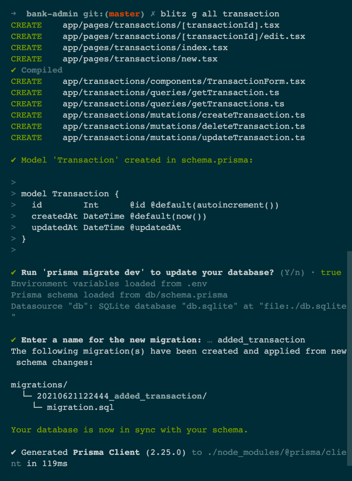 Building a Banking admin app using Blitzjs