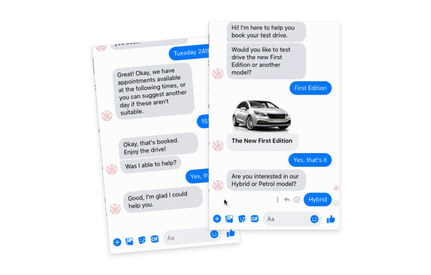 Automotive Chat Assistant for Messenger