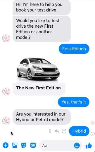 Automotive Chat Assistant for Messenger