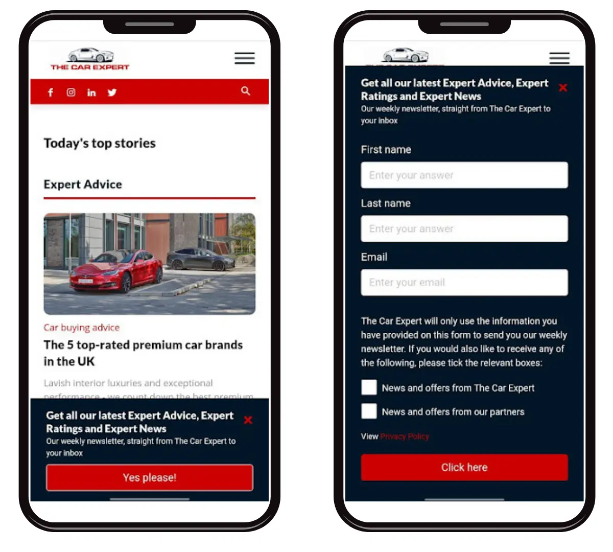 How the Car Expert increased website lead conversion rates 4X