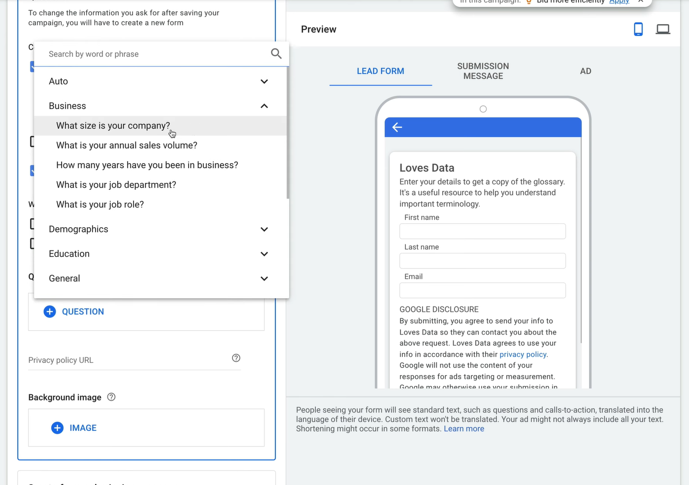 The Ultimate Guide to Google Ads Lead Form Extensions for Search