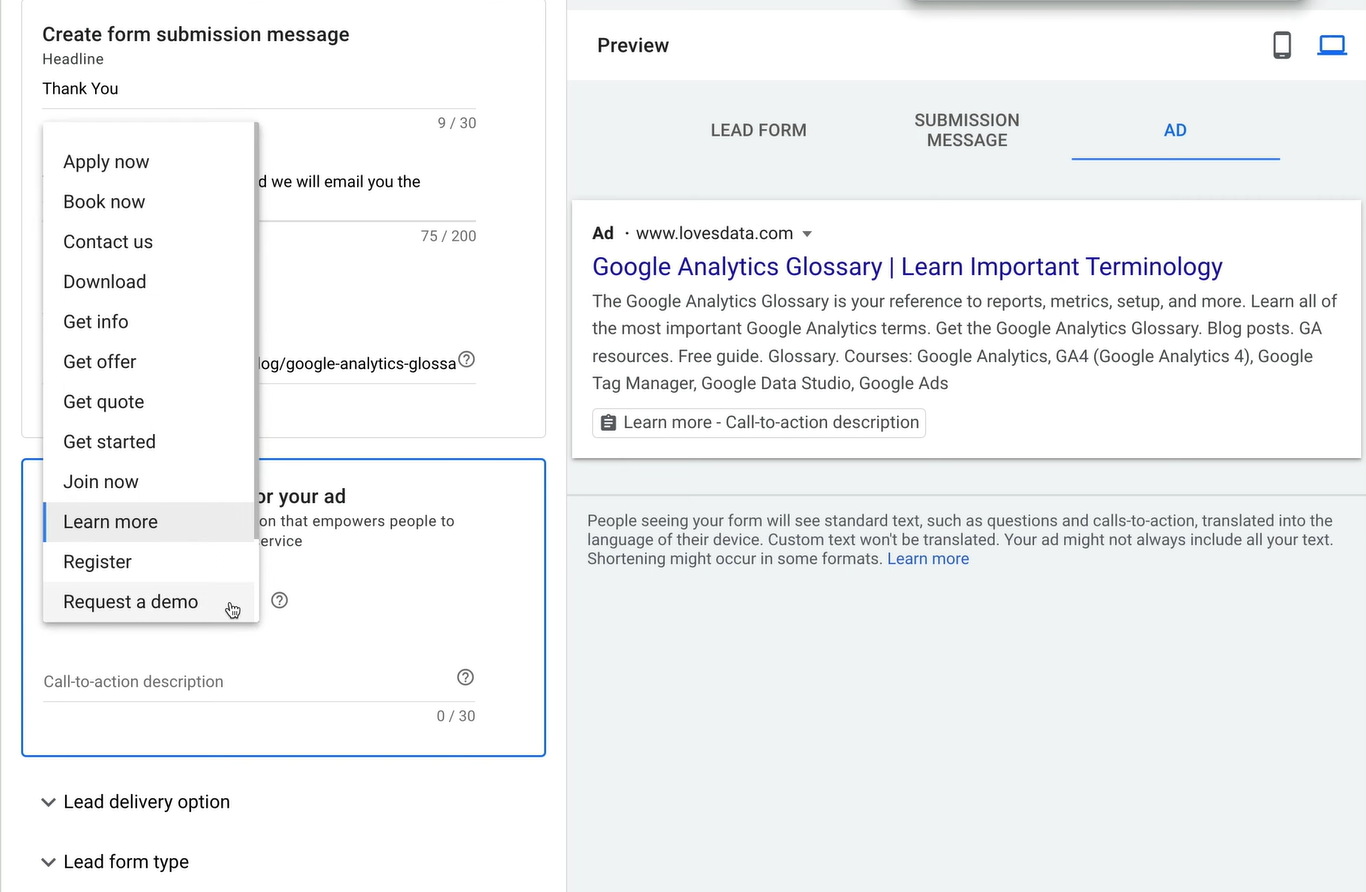 The Ultimate Guide to Google Ads Lead Form Extensions for Search