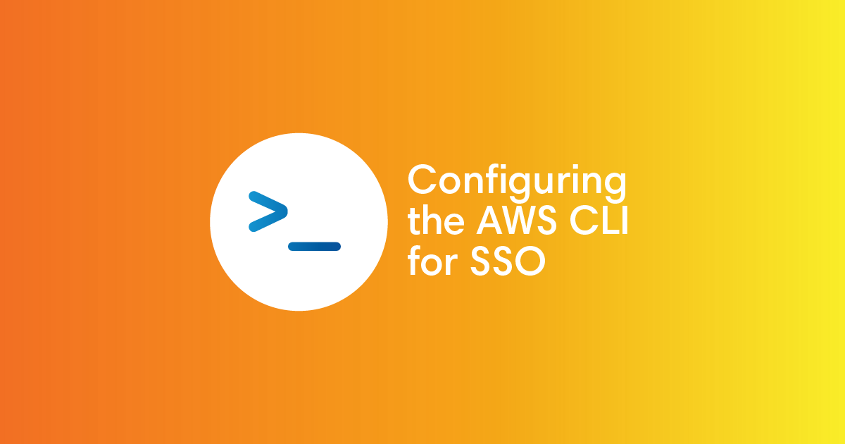 Configuring the AWS CLI for SSO