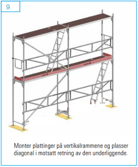 Monteringsveiledning Layher Rammestillas