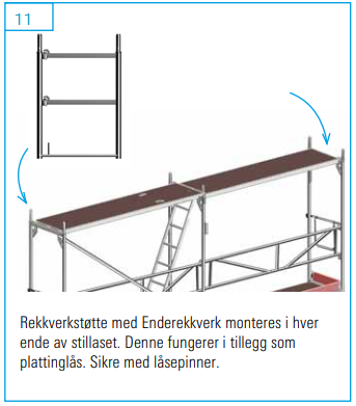 Monteringsveiledning Layher Rammestillas