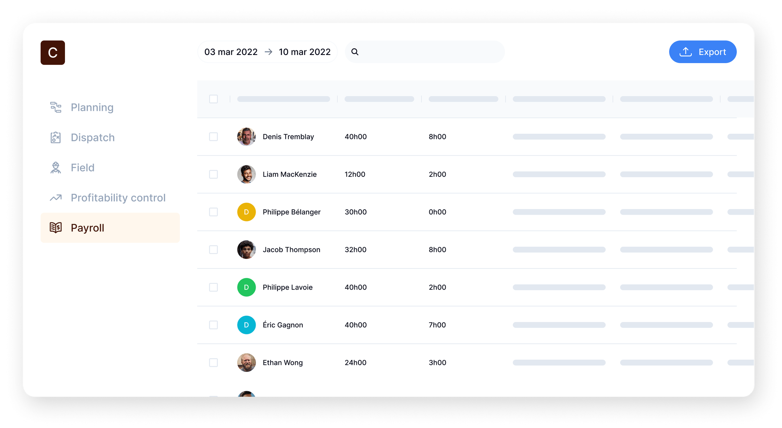Construction management software for heavy civil contractors