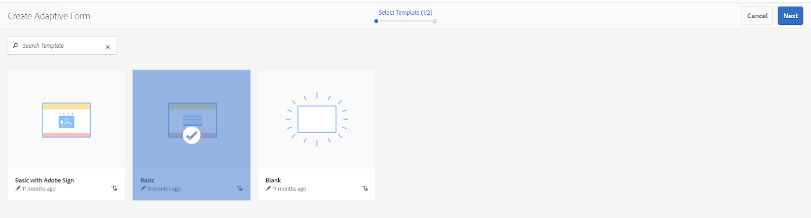 How to create an AEM adaptive form
